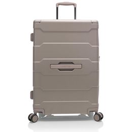 Heys Hartschalen-Trolley "ReNew, verschiedene Größen und Farben", beige, Kunststoff, clean, matt, Basic, Koffer, herausnehmbares Innenfutter
