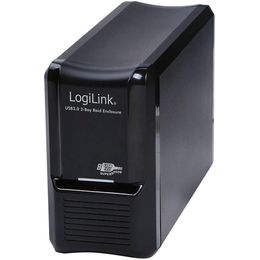 Logilink externe HDD-Festplatte "UA0154", B:17,5cm H:11,8cm T:17cm, schwarz, Festplatten
