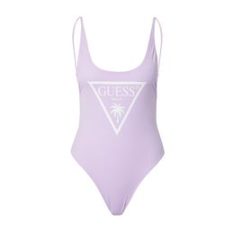 Guess Badeanzug Damen Größe XS pastelllila / weiß