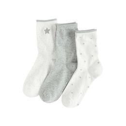 Cool Club Socks girl Grey, White size 22/24