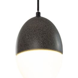 Paco Home Pendelleuchte "GREGG", 1, Ø 13cm, grau, Esszimmer, Leuchten, LED, E27, Lampe Für Wohnzimmer Esszimmer Küche, Höhenverstellbar