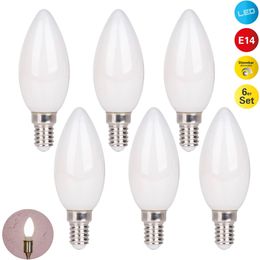 N&auml;ve N&Auml;VE LED-Leuchtmittel "Daffy", &Oslash;:3,5cm, wei&szlig;, Leuchtmittel, 6er Set