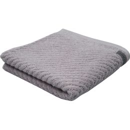 Duschtuch Ross, B:70cm L:140cm, grau, Frottier, Obermaterial: 100% Baumwolle, Handt&uuml;cher, "Smart", Uni-Rippe mit Velourslabel