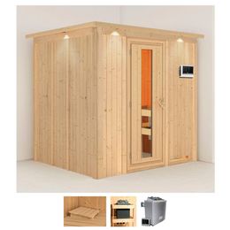 Karibu Sauna "Solida", Saunaofen, externe Steuerung, 9 kW, beige, Saunen, Ofen 9 KW externe Strg easy