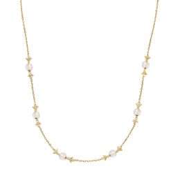 Emporio Armani Damen Kette ohne Anh&auml;nger "Schmuck Geschenk Metall Halskette", Metall, L: 45 B: 1mm, bunt, Metall, B:1mm, Halsketten, mit Quarz