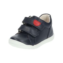 Geox Kinder Klettschuh "Geox Halbschuhe Leder/Synthetik", Gr. 20, blau, Leder, Synthetik, Schuhe