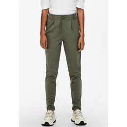 Only Damen Jogger Pants "ONLPOPTRASH – Joggerhose mit Tunnelzugbund und Stretch", braun, Gr. XS, Milano Rib, Obermaterial: 63% Viskose (LENZING
