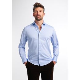 Eterna Herren Langarmhemd "MODERN FIT"hellblau, Gr. 43, Jersey, 100% cotton, Hemden