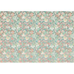 Komar Vliestapete "Digitaldruck Vlies - Fleurs d'Oc&eacute;an - Gr&ouml;&szlig;e 400 x 280 cm", B/L: 400mm x 280mm, Rollen:, bunt, Tapeten, Wohnzimmer, Schlafzimmer