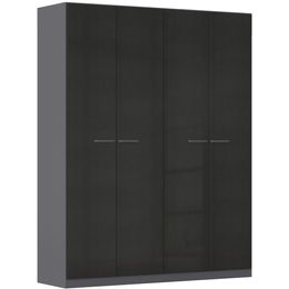 Dreht&uuml;renschrank Rauch, B:181cm H:229cm T:54cm, grau, Holzwerkstoff, Schr&auml;nke, "Kleiderschrank Schrank Garderobe TOPSELLER OTELI inkl.