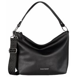 Bruno Banani Damen Schultertasche "Amalfi", schwarz, Lederimitat, Taschen, Handtasche Damen Tasche Schulterriemen