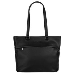 Betty Barclay Damen Shopper, schwarz, Polyurethan (PU), unifarben, Taschen