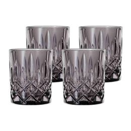 Nachtmann Whiskyglas "Whiskybecher Noblesse Vintage 295 ml 4er Set", 4 tlg., grau, Trinkgefäße