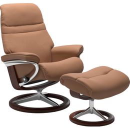 Relaxsessel stressless, B:92cm H:105cm T:80cm, braun, Leder BATICK: BATICK ist ein leicht korrigiertes, durchgef&auml;rbtes und genarbtes M&ouml;belleder, bei