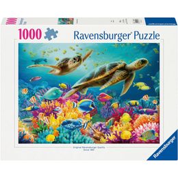 Ravensburger Kinder Puzzle "Blaue Unterwasserwelt", bunt, B:70cm H:50cm, Puzzles, Made in Germany