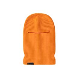 Damen Sturmhaube "Label Balaclava", orange, Alpha Industries, Obermaterial: 47% Viskose, 30% Nylon, 23% Polyester, M&uuml;tzen