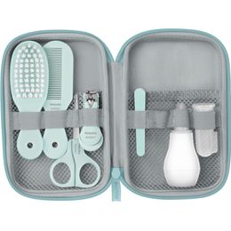Philips Avent Baby Babypflege-Set "SCH401/00", B/H/T: 118mm x 177mm x 52mm, blau, B:118mm H:177mm T:52mm, Nageletuis, mit allen wichtigen f&uuml;r die