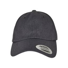 Flexfit Damen Flex Cap "Flexfit Unisex Satin Bow Dad Cap"schwarzgrau, unifarben, 100% Polyester, Caps