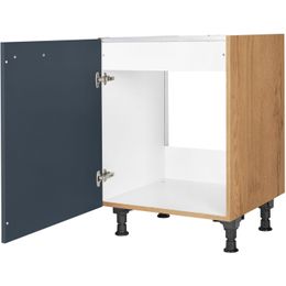 Sp&uuml;lenschrank Nobilia, B:60cm H:87cm T:58,3cm, blau, K&uuml;che, Schr&auml;nke, ""Easytouch", Ausrichtung w&auml;hlbar, vormontiert, in den Breiten", 45 und 60 cm,