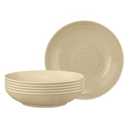 Seltmann Weiden Pastateller "Pastateller Terra ø 26 cm 6er Set", beige, Speiseteller