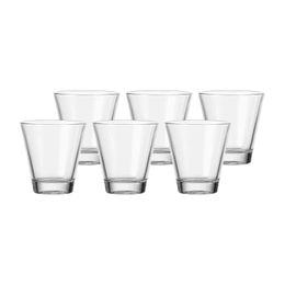 Leonardo Glas "Trinkgläser Ciao 215 ml 6er Set transparent", transparent, Trinkgefäße
