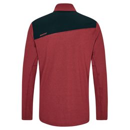 Ziener Herren Sweater "JONGA", rot, Gr. 48, Obermaterial: 1. 88% Polyester (recycelt), 12% Elasthan, 2. 94% Polyester, 6% Elasthan;, Sweatshirts