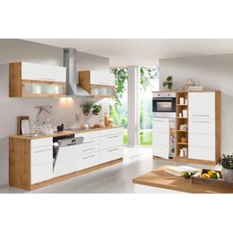 Seitenschrank KOCHSTATION, B:60cm H:165cm T:60cm, wei&szlig;, Spanplatte, K&uuml;che, Schr&auml;nke, "KS-Wien", Breite 60 cm, H&ouml;he 165 cm, T&uuml;ranschlag wechselbar