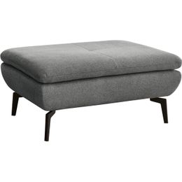 Hocker DIE PLANBAR, B:93cm H:44cm T:72cm, grau, 100% Recyceltes Polyester, Wohnzimmer, Hocker, "MP-IN23002", hochwertige Kaltschaumpolsterung,