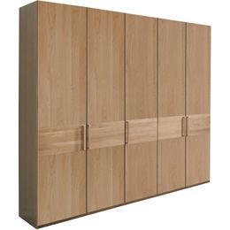 Dreht&uuml;renschrank Wiemann, B:246,3cm H:217cm T:58cm, braun, Holz teilmassiv, Schr&auml;nke, "Kiruna"