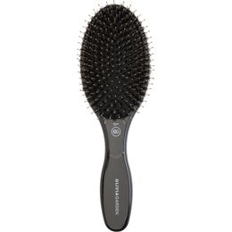 Olivia Garden Damen Haarbürste "EXPERT CARE OVAL Boar&Nylon Bristles", Durchmesser x Breite x L: 8,5cm x 24,5cm, schwarz, Kunststoff, B:8,5cm