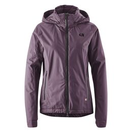 Gonso Damen Fahrradjacke "Save Jacket Therm W"aubergine, Gr. 38, 100% Polyester, Jacken, Damen Regenjacke wind- und wasserdicht, Radjacke mit Kapuze