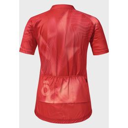 Sch&ouml;ffel SCH&Ouml;FFEL Damen Radtrikot "Shirt Vertine L", rot, Gr. 38, Oberstoff Vorderteil: 100% Polyester Oberstoff R&uuml;ckteil: 100% Polyester, Trikots
