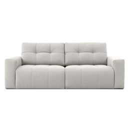 3-Sitzer Home Affaire, B:220cm H:84cm T:94cm, beige, 100% Polyester, Sofas, "Turnon, Lounge-sofa, Breite 220 cm", Chenille, mit Knopf- und