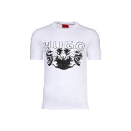 Hugo Herren T-Shirt "T-Shirt Durro 1er Pack", wei&szlig;, Gr. M, Obermaterial: 100% Baumwolle CO., Shirts