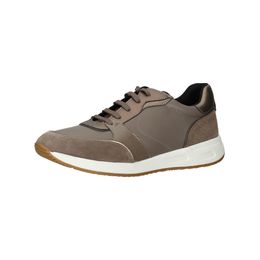 Geox Damen Sneaker "Geox Sneaker Veloursleder/Textil", Gr. 36taupe, Textil, Veloursleder, Schuhe