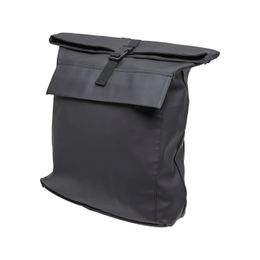 Urban Classics Damen Rucksack "Urban Classics Flap-pocket Cyclist Backpack"schwarz, Polyurethane, Rucksäcke