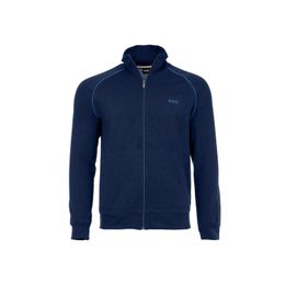 BOSS Herren Sweatshirt "Sweatjacke Mix & Match Jacket Z"blau, Gr. L, Obermaterial: 95% Baumwolle CO. 5% Elasthan EL., Sweatshirts