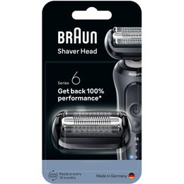 Braun Herren Ersatzscherkopf "Series 6 64B", schwarz, Scherk&ouml;pfe, Kompatibel mit Braun Series 6 Rasierern der Generation 60, 61 und 62