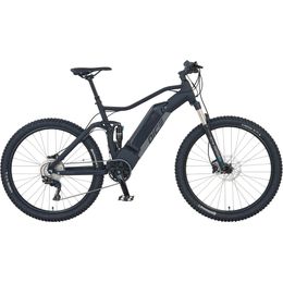 Prophete E-Bike "DICE 4.8", 48cm, 27,5 Zoll (69,85cm), schwarz, Elektrofahrräder, Pedelec, Elektrofahrrad für Damen u. Herren, MTB