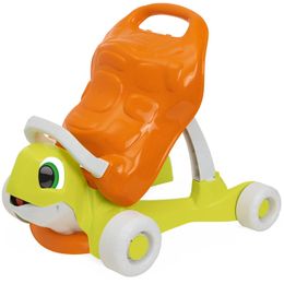 Chicco Kinder Lauflernhilfe "Walk&Ride Turtle", bunt, Kunststoff, B:20cm H:39cm T:58cm, Lauflernhilfen, teilweise aus recyceltem Material; Made in