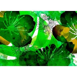 Komar Vliestapete "Digitaldruck Vlies - Aquarell - Gr&ouml;&szlig;e 350 x 250 cm", B/L: 350mm x 250mm, Rollen:, bunt, Tapeten, Wohnzimmer, Schlafzimmer