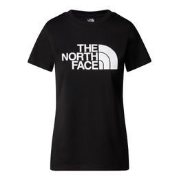 The North Face Damen T-Shirt "W S/S EASY TEE", schwarz, Gr. XS, unifarben, Single Jersey, Obermaterial: 60% Baumwolle, 40% Polyester, Shirts