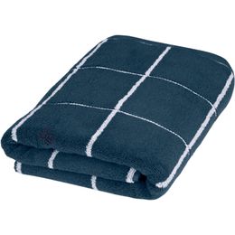 Duschtuch Ross, B:75cm L:140cm, blau, Frottier, Baumwolle, Handt&uuml;cher, "Cashmere &Uuml;berkaro", 100% Baumwolle, kariert, in modischen Karo Farben