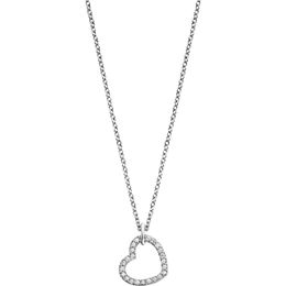 Engelsrufer Damen Kette mit Anhänger "Herz", Silber 925 (Sterlingsilber), L: 44 B: 1,33mm, silber, Silber 925 (Sterlingsilber), B:1,33mm, Halsketten,