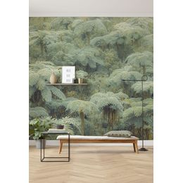 Komar Fototapete "Digitaldruck Vlies - Jungle Lands - Gr&ouml;&szlig;e 400 x 250 cm", Rollen:, gr&uuml;n, Tapeten, Wohnzimmer, Schlafzimmer