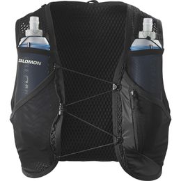 Salomon Trinkrucksack "ACTIVE SKIN 8", B/H/T: 18cm x 38cm x 1cm, S, schwarz, Rucksäcke, Laufweste Inkl. Soft Flask