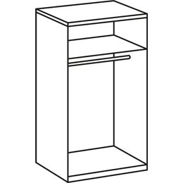 Kleiderschrank wimex, B:90cm H:208cm T:58cm, braun, Schlafzimmer, Schr&auml;nke, "New York", in vielen Breiten, 208 oder 236cm hoch