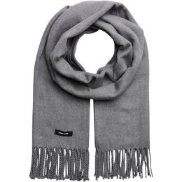 Jack & Jones JACK & JONES Herren Strickschal "JACSOLID WOVEN SCARF NOOS", grau, unifarben, Strick, Kunstfaser, Modetücher