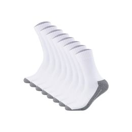 Camano Damen Sneakersocken "Socken 8er Pack", Gr. 39, wei&szlig;, Obermaterial: 47% Polyester PES. 37% Baumwolle CO. 15% Polyamid PA. 1% Elasthan EL.,