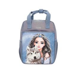 Depesche Jungen Rucksack "Rucksack WOLF TOPModel 12 x 20 x 27 cm blau", blau, Polyester, Rucksäcke